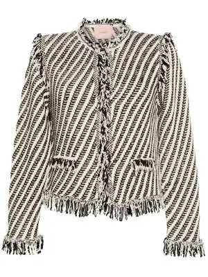 TWINSET TWINSET Fringed Jacquard Jacket