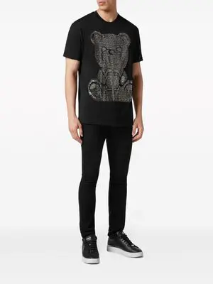 Philipp Plein 3d Teddy Embellished T-shirt