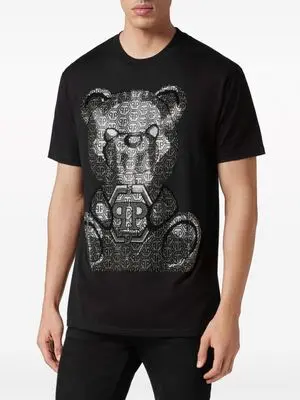 Philipp Plein 3d Teddy Embellished T-shirt