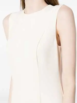 Theory Crepe Flared Midi Dress
