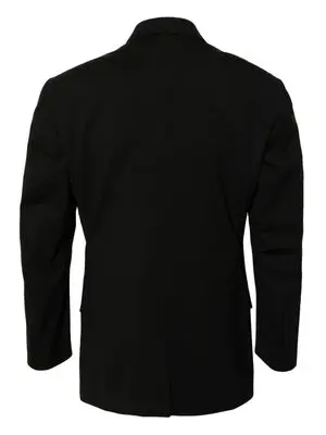 LARDINI Single-breasted Wool Blend Suit - Black