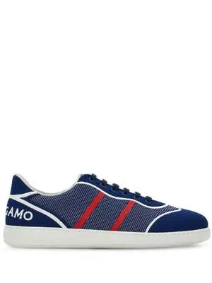 FERRAGAMO Panneled Lace-up Sneakers