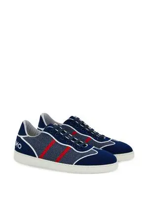 FERRAGAMO Panneled Lace-up Sneakers