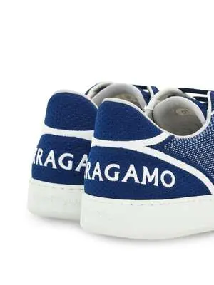 FERRAGAMO Panneled Lace-up Sneakers