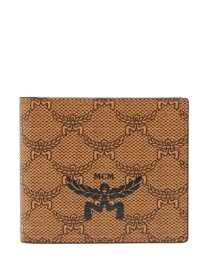 Mcm Small Himmel Bi-fold Wallet - Brown