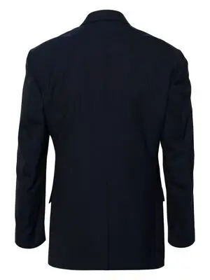 LARDINI Single-breasted Wool-blend Suit - Blue