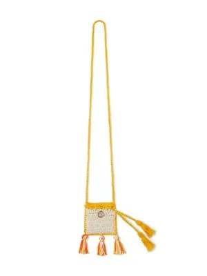 Alanui Crochet Cotton Air Pods Case - Neutrals