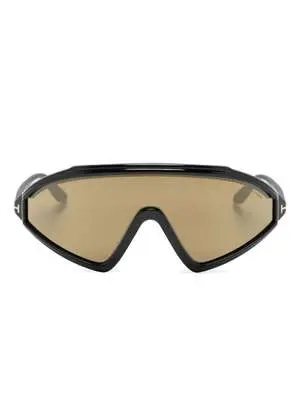 TOM FORD Lorna Shield Sunglasses - Black