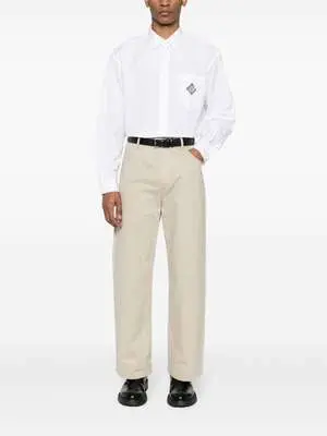 Ralph Lauren Purple Label Logo-print Cotton Shirt