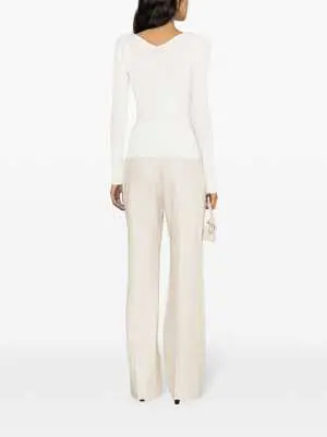 Jacquemus Le Haut Pralu Ribbed Top - White