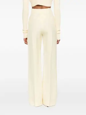Jacquemus Le Pantalon Sauge Flared Trousers - Yellow
