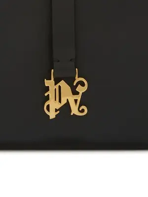Palm Angels Monogram-appliqu� Leather Wallet