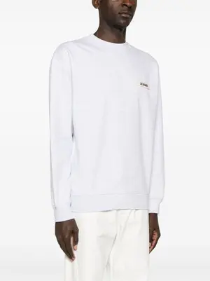 Jacquemus Logo-patch Cotton Sweatshirt