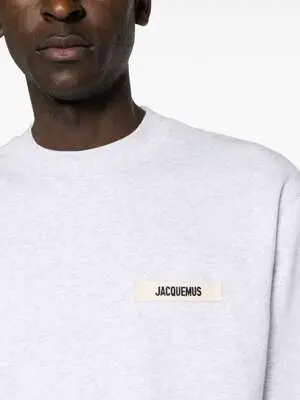 Jacquemus Logo-patch Cotton Sweatshirt
