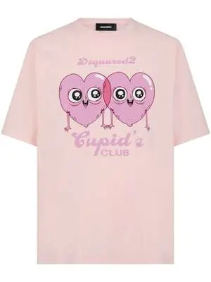 Dsquared2 Cupid's Club Cotton T-shirt