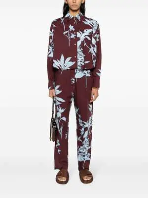 FORTE_FORTE Floral-print Cotton Shirt