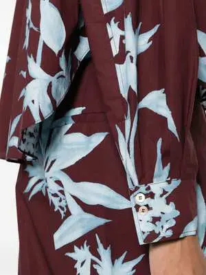 FORTE_FORTE Floral-print Cotton Shirt