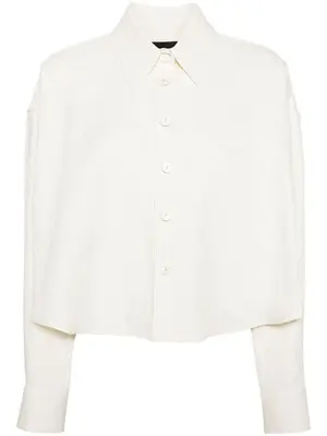 Fabiana Filippi Buttoned Linen Blend Shirt