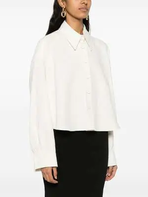 Fabiana Filippi Buttoned Linen Blend Shirt