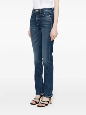 MOTHER The Rascal Logo-tag Skinny Jeans