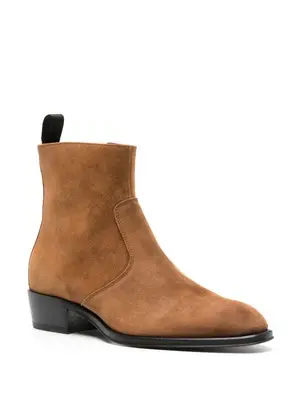 GIUSEPPE ZANOTTI 40mm Ludhovic Suede Ankle Boots