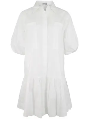 Simkhai Crissy Poplin Mini Dress - White