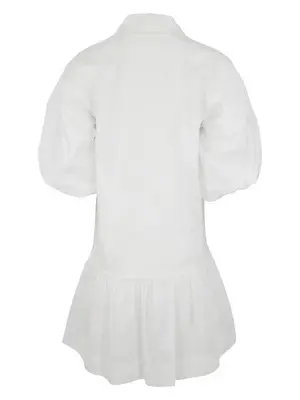 Simkhai Crissy Poplin Mini Dress - White