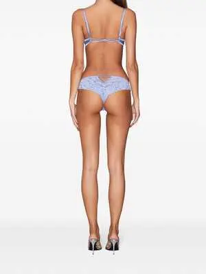 FLEUR DU MAL Charlotte Peekaboo Bra - Purple