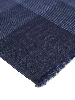 Brunello Cucinelli Check-pattern Silk-blend Scarf