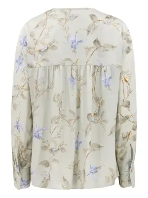 Vince Bellflower Silk Blouse