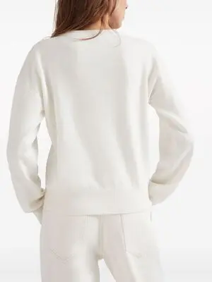 Brunello Cucinelli Sequin-embellished Crew-neck Jumper