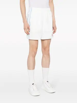 Casablanca Logo-appliqué Stripe-detail Shorts