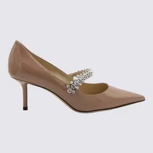 JIMMY CHOO Leather Bing Pumps - Ballet Pink