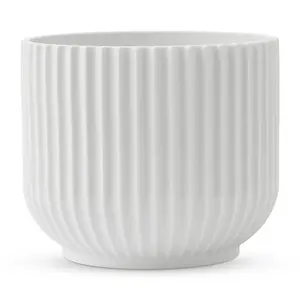 ROSENDAHL Lyngby Porcelain Flowerpot, Medium - White