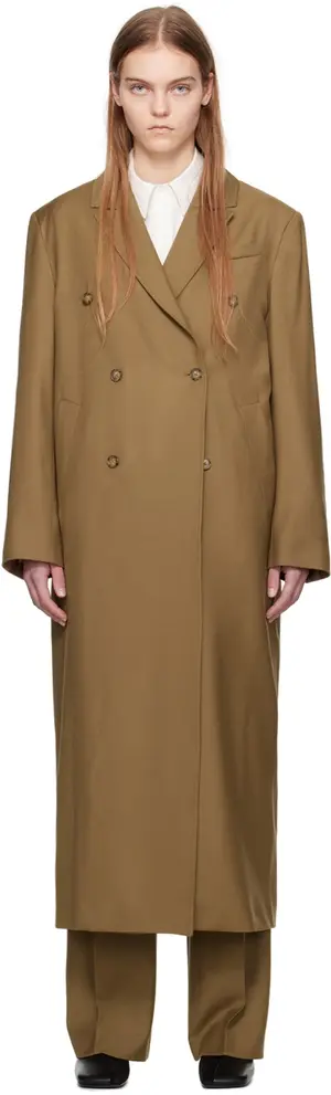 Loulou De Saison Loulou Studio Maisun Coat - Antique Brown