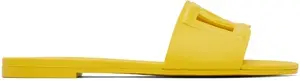 Dolce & Gabbana Dolce&Gabbana Yellow 'DG' Slides 80204 Yellow
