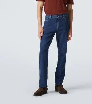 Zegna Roccia Mid-rise Slim Jeans