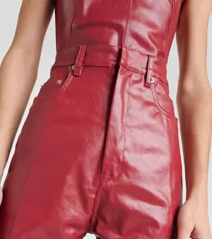 Rick Owens Bolan High-rise Coated Denim Jeans