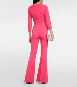Safiyaa Halluana Flared Pants - Pink