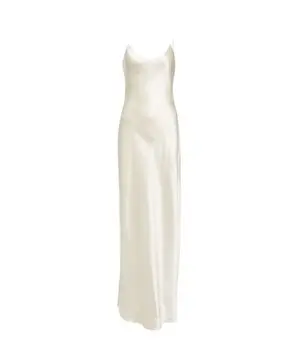NILI LOTAN Cami Silk Satin Maxi Dress