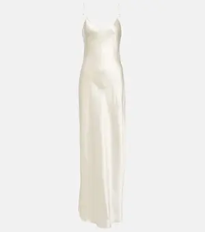 NILI LOTAN Cami Silk Satin Maxi Dress