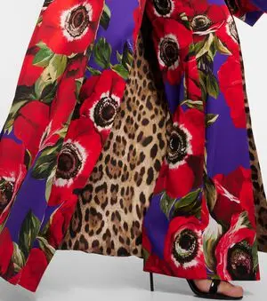 Dolce & Gabbana Floral Silk Robe - Multicoloured