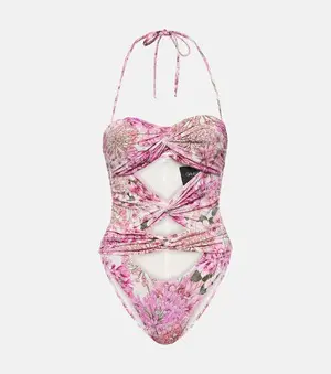 Giambattista Valli Saint-rémy Floral Swimsuit - Pink