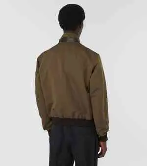TOM FORD Cotton And Silk Poplin Bomber Jacket