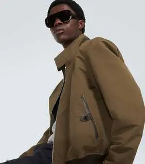 TOM FORD Cotton And Silk Poplin Bomber Jacket