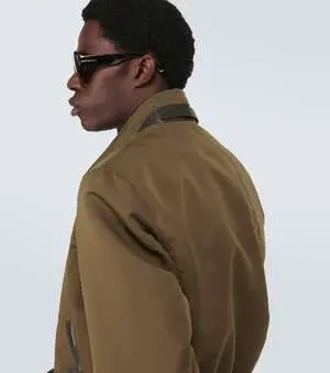 TOM FORD Cotton And Silk Poplin Bomber Jacket