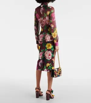 Dolce & Gabbana Printed Silk Chiffon Blouse - Multicoloured
