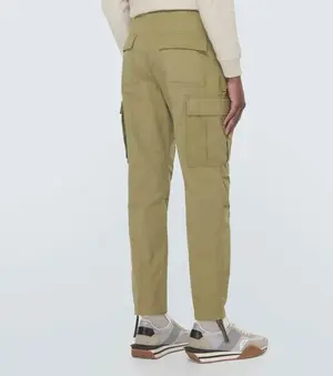 TOM FORD Enzyme Cotton Twill Cargo Pants