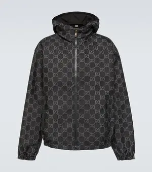 Gucci Gg Reversible Ripstop Jacket - Grey