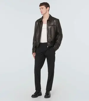 Dolce & Gabbana Leather Jacket